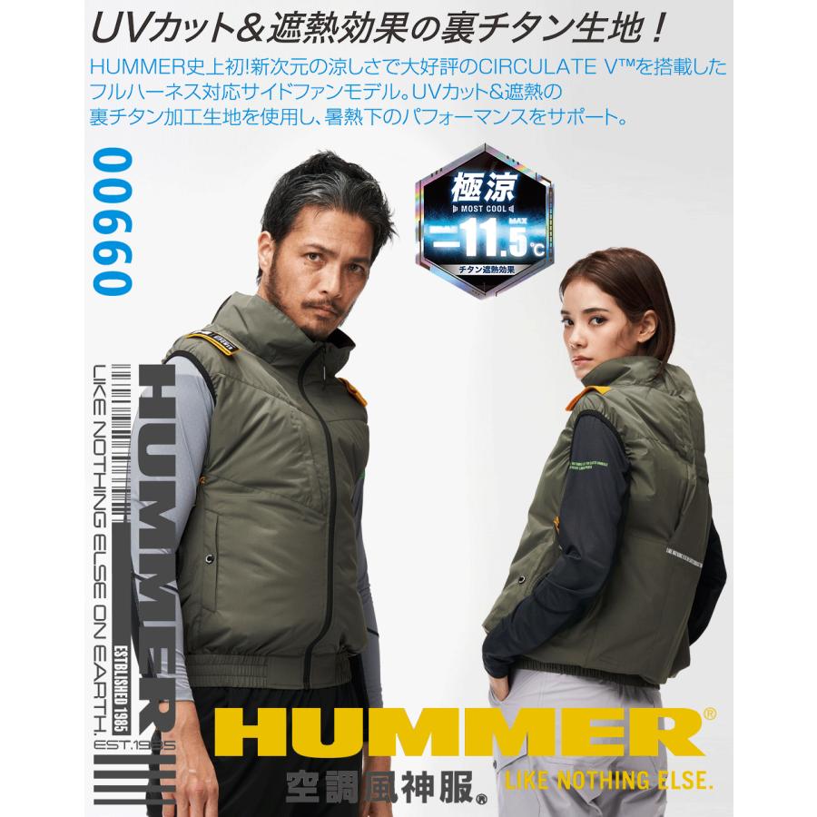 アタックベース ATACK BASE 正規品 HUMMER ハマー 空調風神服 チタンベスト 単品 2025新製品 「 09900 」 : EZAKI NET GOLF - 通販 ...