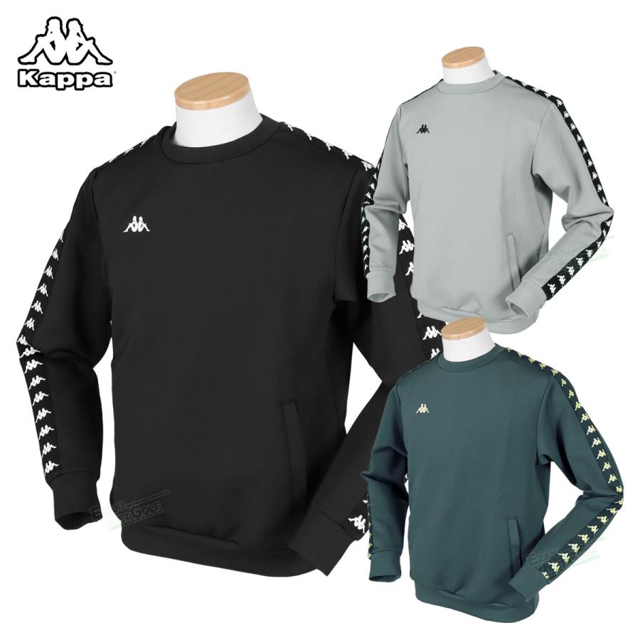 Kappa GOLF カッパ ゴルフ KAPPA ゴルフウエア メンズ 長袖シャツ 「 634506 」 軽量 ダンボールニット スウェット ...