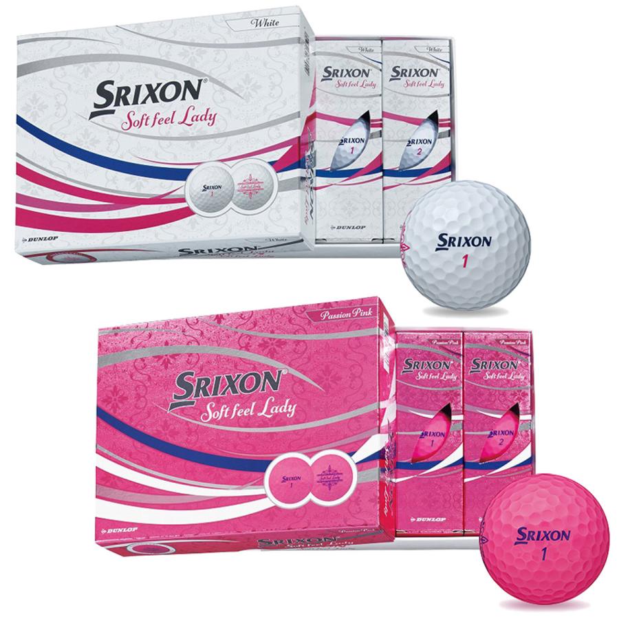 SRIXON DUNLOP ダンロップ 日本正規品 SOFT FEEL LADY スリクソン ソフトフィールレディ レディス ゴルフボール1ダース(12個入) 「 SNSFL5 」 【当店在庫 ...