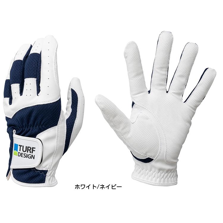 TURF DESIGN ターフデザイン 正規品 デジタルエンボス加工 メンズ ゴルフグローブ(両手用) 「 TDGL-2170 」 :td ...