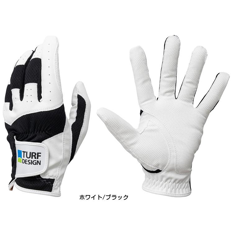 TURF DESIGN ターフデザイン 正規品 デジタルエンボス加工 メンズ ゴルフグローブ(両手用) 「 TDGL-2170 ...