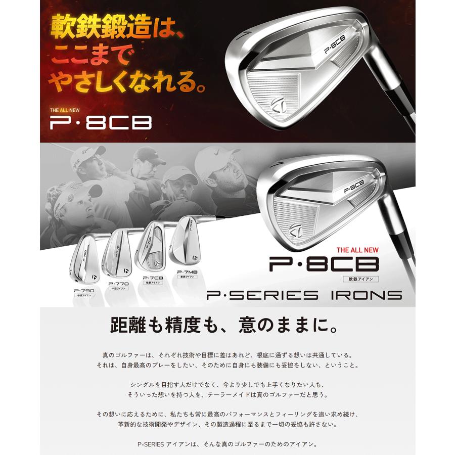 TaylorMade 【8月22日発送予約】 テーラーメイド 日本正規品 P8CB アイアン NSPRO950GH neoスチールシャフト 単品(#5) 2025新製品 : EZAKI NET ...