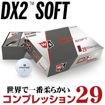Wilson Staff ウィルソンスタッフ 日本正規品 DX2 SOFT ゴルフボール 1ダース(12個入り) 「 37330 ...