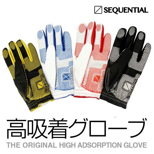シーケンシャルゴルフ 高吸着ノンスリップ メンズゴルフグローブ 「SEQUENTIAL SQGS-004（左手用）SQGS-004R（右手用）」 :10000687:エザンスゴルフ ...