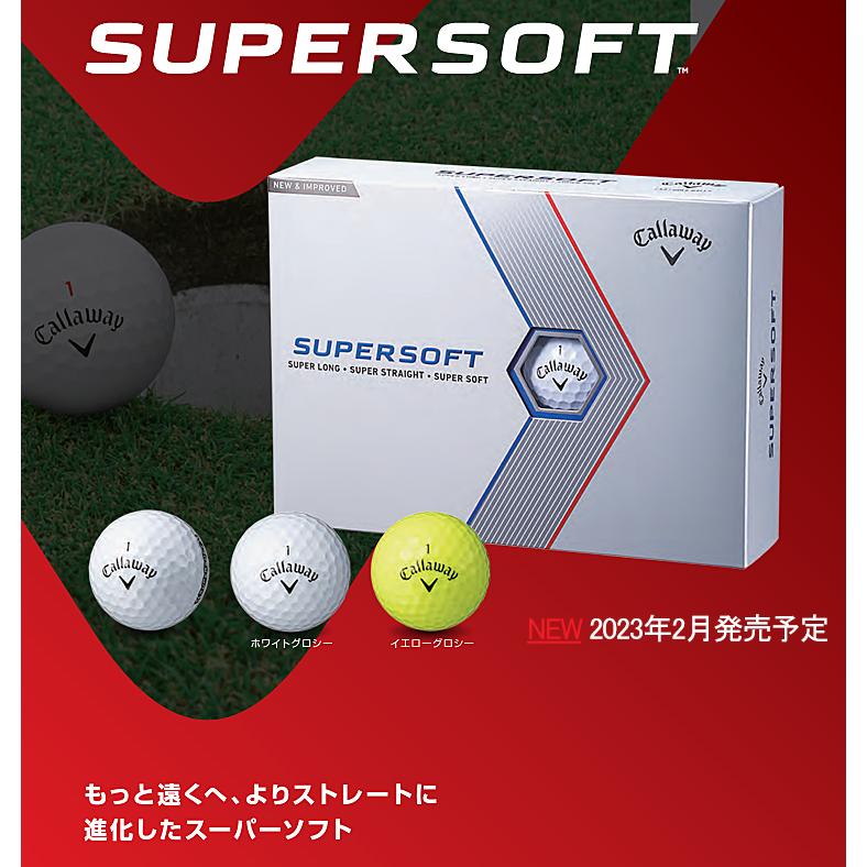 Callaway 2023年モデル日本正規品 キャロウェイ スーパーソフト サイドスタンプ入り ゴルフボール 1ダース12個入り CALLAWAY SUPERSOFT : エザンスゴルフ ...