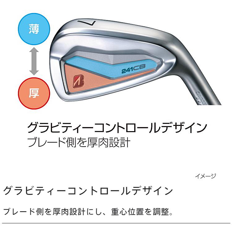 先行予約受付中 ブリヂストンゴルフ ツアーモデル Bシリーズ 241CB アイアン6本セット(#5〜9、PW)N.S.PRO MODUS3 ...