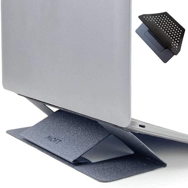 ノートパソコンスタンド moft PCスタンド 軽量 モフト 放熱 粘着タイプ 折りたたみ式 MacBook 角度調整可能 リモートワーク テレワーク 姿勢改善 :mofpc:EZLIFE ...