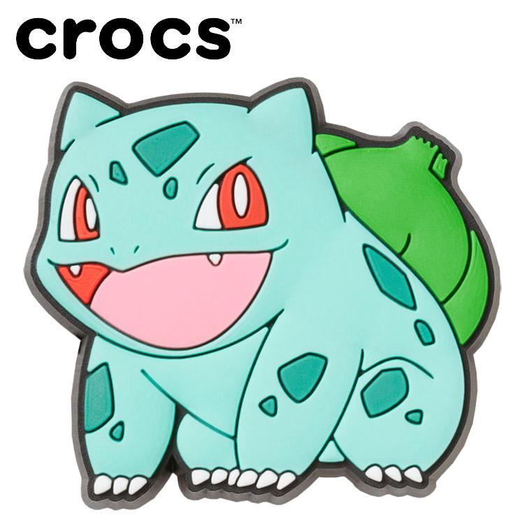 crocs クロックス ジビッツ Pokemon Bulbasaur ポケモン フシギダネ 10010046 メール便送料無料 : イーゾーン ...