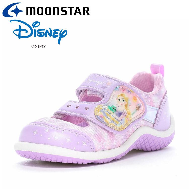 MoonStar ムーンスター DN C1352 パープル 12186289 ディズニー プリンセス ラプンツェル 子供靴 キッズ サンダル ...