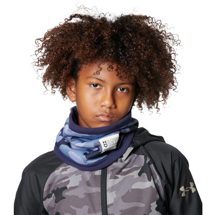 UNDER ARMOUR ポイント10倍対象 アンダーアーマー UAリバーシブル ネックウォーマー 1375396-410 ジュニア : イー ...