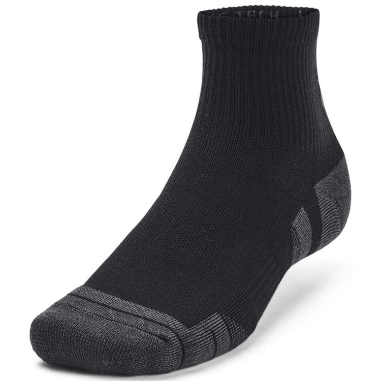 UNDER ARMOUR アンダーアーマー UAパフォーマンステック クオーター ソックス (3足セット) 1379510-001 メール便 ...