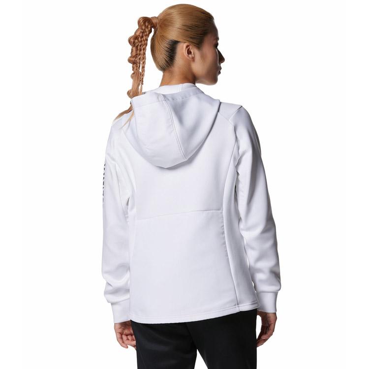 UNDER ARMOUR アンダーアーマー UAハイブリッドニット フルジップ フーディー 1381235-100 レディース : イーゾーン ...