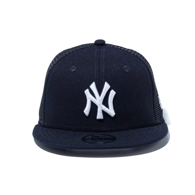 NEW ERA ニューエラ Child 9FIFTY トラッカー ニューヨーク・ヤンキース ネイビー × ホワイト 14524738 キッズ ...