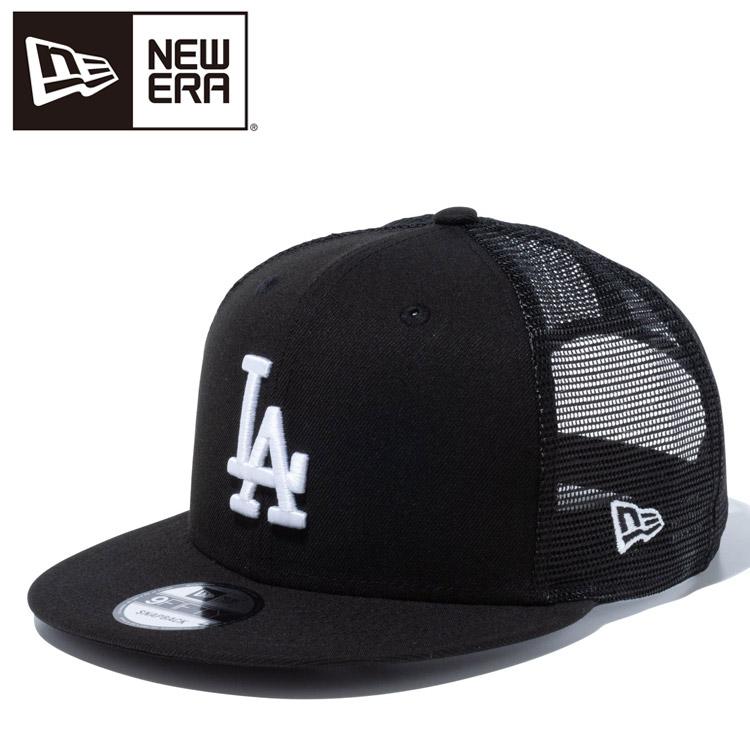 NEW ERA ニューエラ 9FIFTY トラッカー ロサンゼルス・ドジャース ブラック × ホワイト 14524907 : イーゾーン スポーツ - 通販 - Yahoo!ショッピング