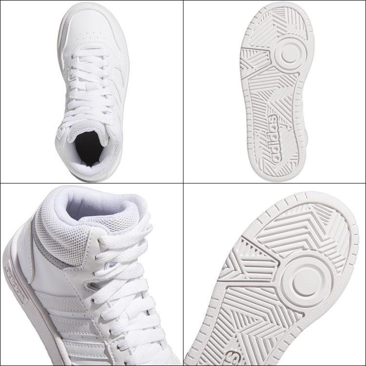 adidas アディダス ADIHOOPS MID 3.0 K ジュニアシューズ ハイカット 子供靴 くつ 男の子 女の子 男児 女児 ...