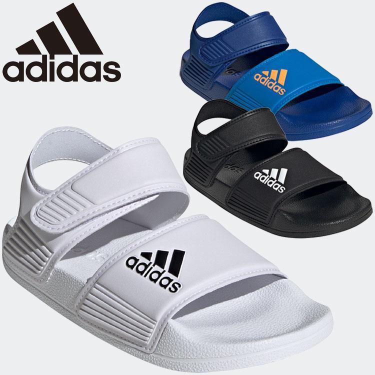 adidas アディダス ADILETTE SANDAL K ジュニアシューズ 子供靴 サンダル 男の子 女の子 男児 女児 おしゃれ ...