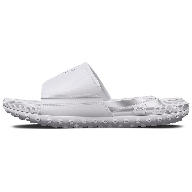 UNDER ARMOUR アンダーアーマー UAロック3 スライド 3026034-100 メンズシューズ : イーゾーン スポーツ - 通販 ...