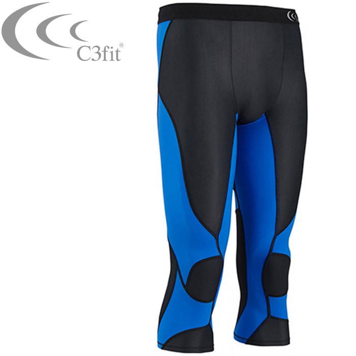 C3Fit C3fit(シースリーフィット) インパクトエアー 3/4タイツ メンズ 3F15328-KB メール便送料無料 : イーゾーン スポーツ - 通販 - Yahoo!ショッピング