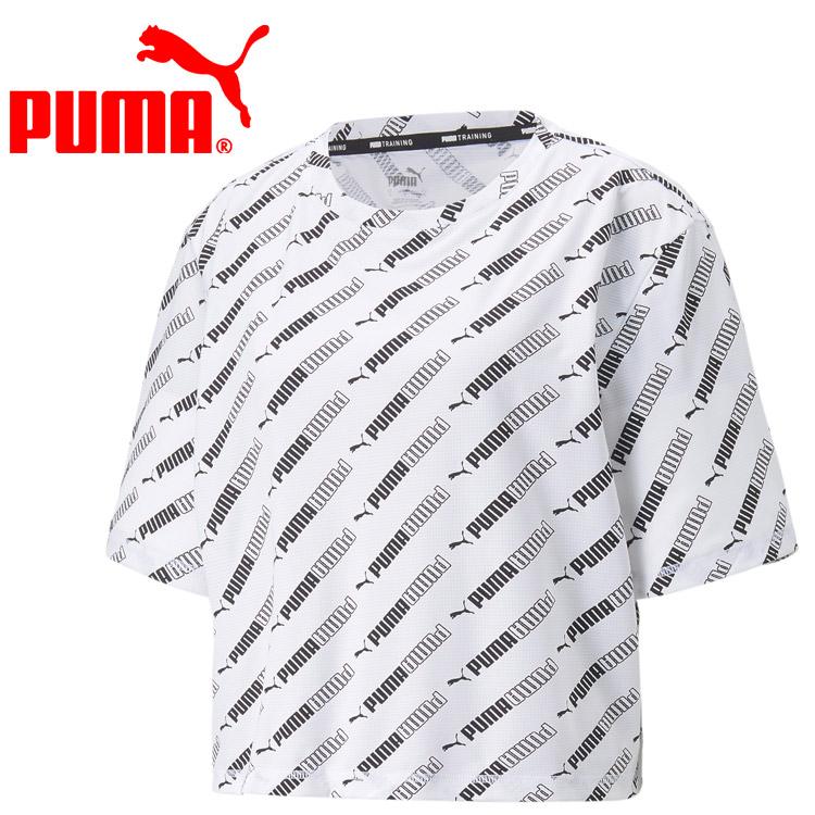 PUMA（プーマ） FAVORITE AOP クロップ SS Tシャツ 521906-02 レディース メール便送料無料 : イーゾーン ...