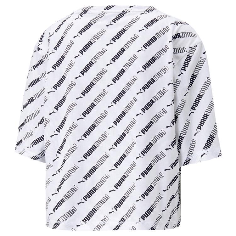 PUMA（プーマ） FAVORITE AOP クロップ SS Tシャツ 521906-02 レディース メール便送料無料 : イーゾーン ...