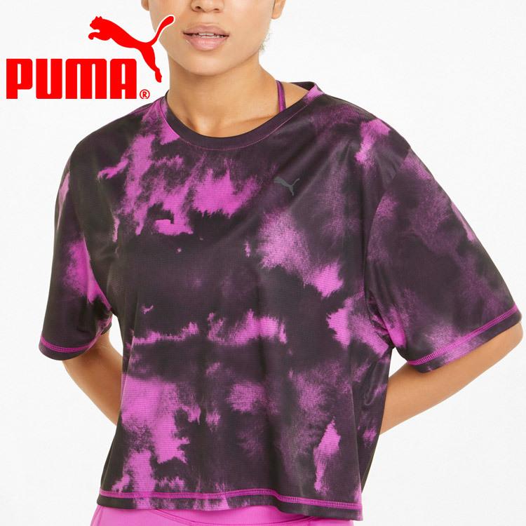 PUMA プーマ トレーニング FAVORITE AOP クロップ SS Tシャツ 521906-13 レディース メール便送料無料 : イー ...