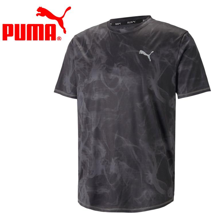 PUMA（プーマ） RUN FAVORITE AOP GRAPHIC SS Tシャツ 523623-01 メンズ メール便送料無料 : イー ...