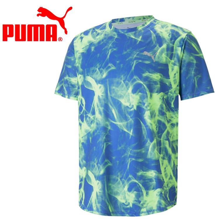 PUMA プーマ RUN FAVORITE AOP GRAPHIC SS Tシャツ 523623-92 メンズ メール便送料無料 : イー ...
