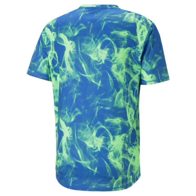 PUMA プーマ RUN FAVORITE AOP GRAPHIC SS Tシャツ 523623-92 メンズ メール便送料無料 : イー ...