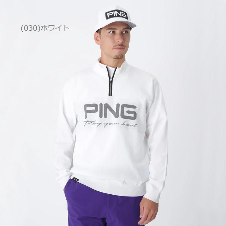 PING（ピン） ハーフジップハイネックニット メンズ 2025秋冬 ゴルフ