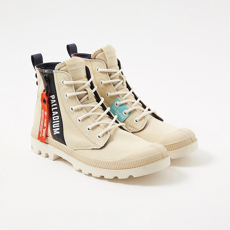 PALLADIUM（パラディウム） PAMPA HI OUTZIP OVERLAB 78725-217 メンズ レディース シューズ : イー ...