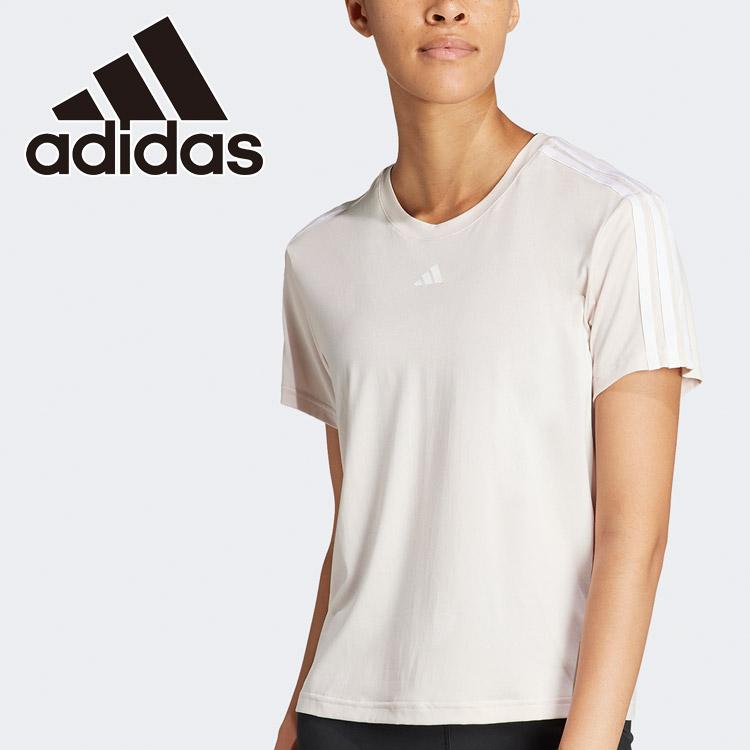 adidas 期間限定お買い得プライス メール便送料無料 アディダス W TR-ES 3ST Tシャツ BUT04-IS4214 レディース ...