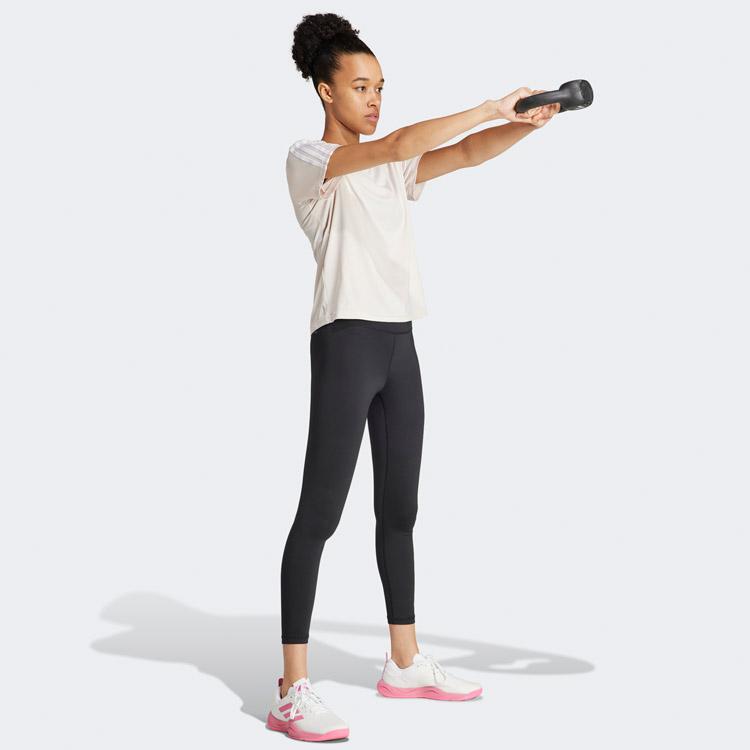 adidas 期間限定お買い得プライス メール便送料無料 アディダス W TR-ES 3ST Tシャツ BUT04-IS4214 レディース ...