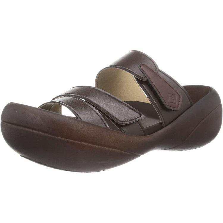 Re:getA リゲッタ カヌーカジュアル CJBF-5137a スリーストラップサンダル CJBF5137A-DBR : イーゾーン ...