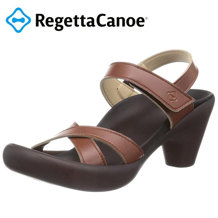 Re:getA リゲッタ カヌーカジュアル CJBN-5710a バックベルト付きクロスベルトサンダル CJBN5710A-BRN : イー ...