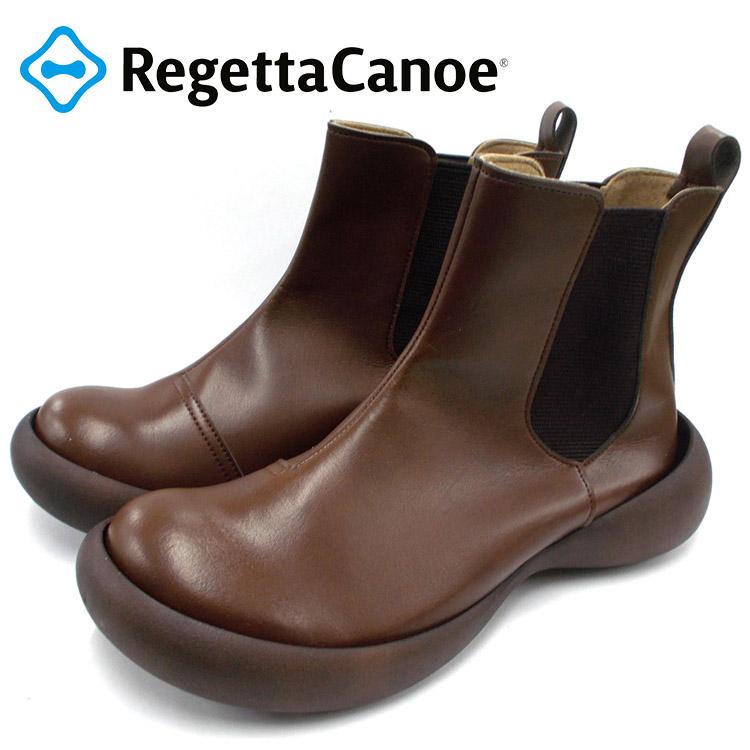 Re:getA リゲッタ カヌーフィールドシューズ カジュアルサイドゴアブーツ CJFG-1123 CJFG1123-BRN : イーゾーン ...