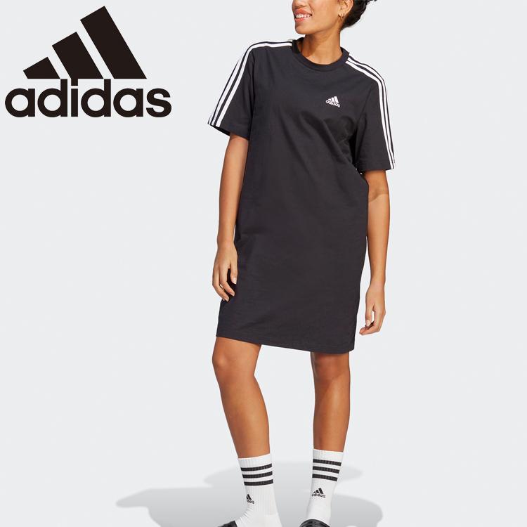 adidas（アディダス） W ESS 3S BF Tシャツ ドレス ENJ88-HR4923 レディース : イーゾーン スポーツ - 通販 ...