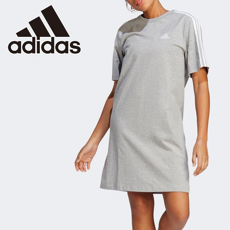 adidas（アディダス） W ESS 3S BF Tシャツ ドレス ENJ88-HR4924 レディース : イーゾーン スポーツ - 通販 ...