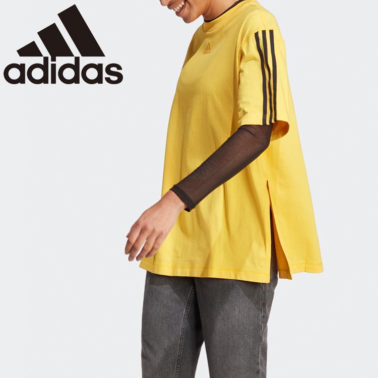 adidas（アディダス） W DANCE ボーイフレンドTシャツ EVE30-IC6699 レディース ダンス オーバーサイズ 半袖Tシャツ ...