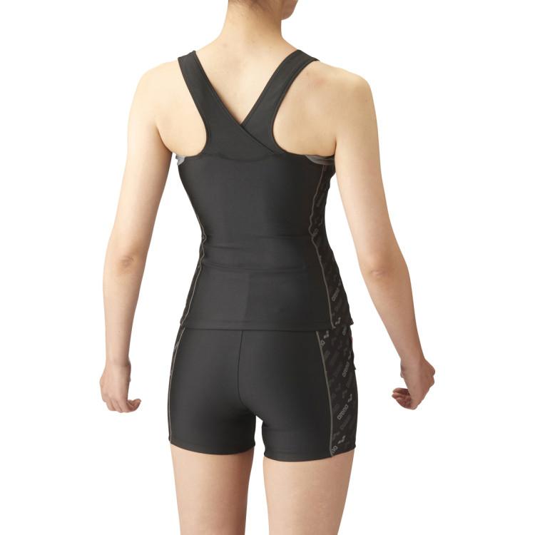 アリーナ（arena） 水泳 フィットネスセパレーツ(Yバック・差し込みパッド) レディス FLA-3951W-BKLG メール便送料無料 ...