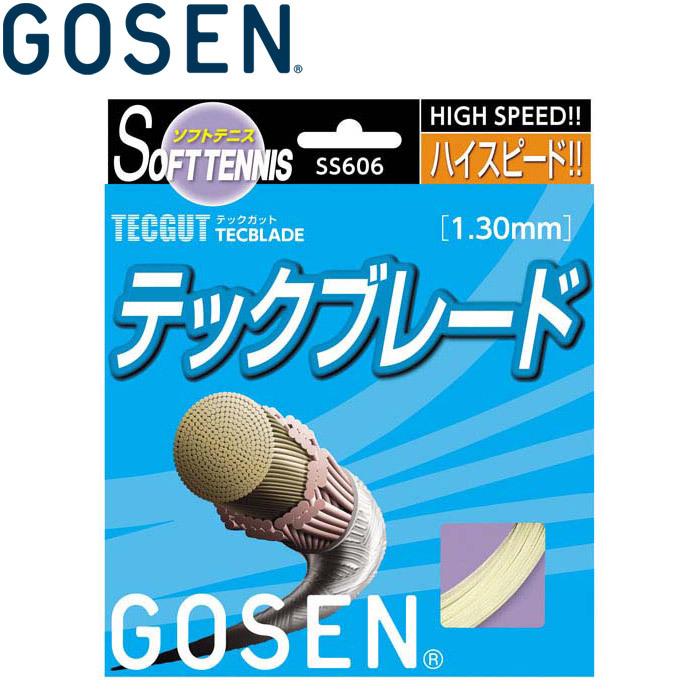 メール便送料無料 ゴーセン ソフトテニス ガット テックガット TECBLADE ナチュラル SS606NA : gos-ss606na ...