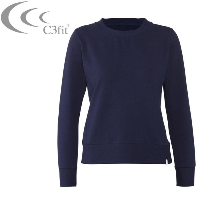 C3Fit C3fit シースリーフィットリポーズスウェットクルー レディース 3FW77300-NN : イーゾーン スポーツ - 通販 - Yahoo!ショッピング