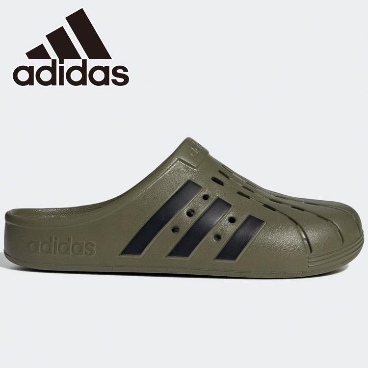 adidas アディダス ADILETTE CLOG U GZ1158 メンズ レディース シューズ サンダル グリーン クロッグ 男性 女性 ...
