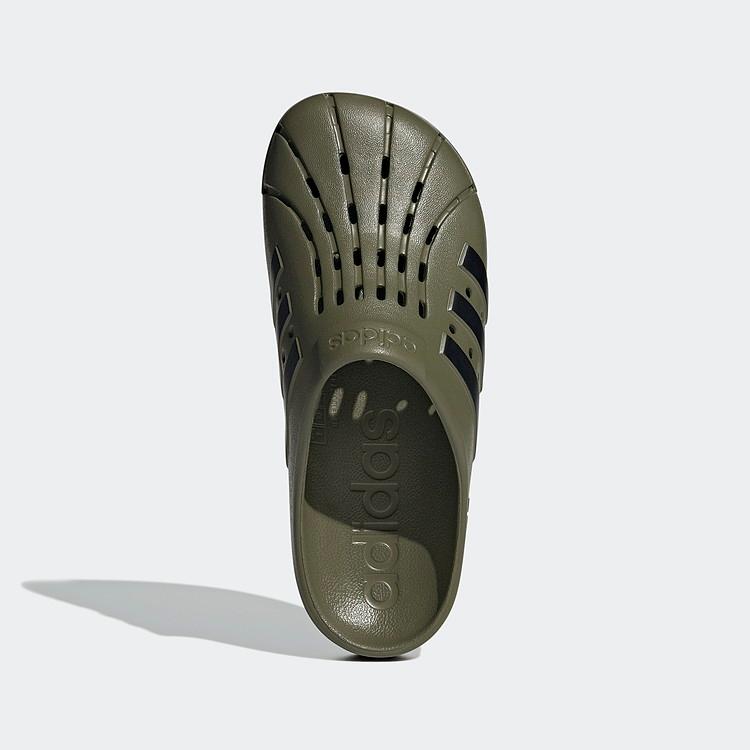 adidas アディダス ADILETTE CLOG U GZ1158 メンズ レディース シューズ サンダル グリーン クロッグ 男性 女性 ...