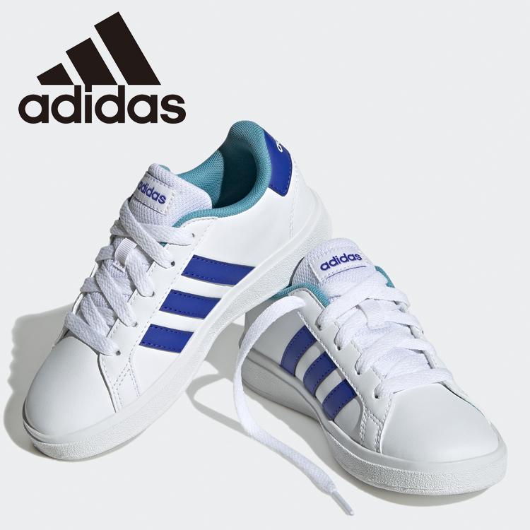 adidas 期間限定お買い得プライス アディダス GRAND COURT 2.0 K HP8908 ジュニアシューズ : イーゾーン ...