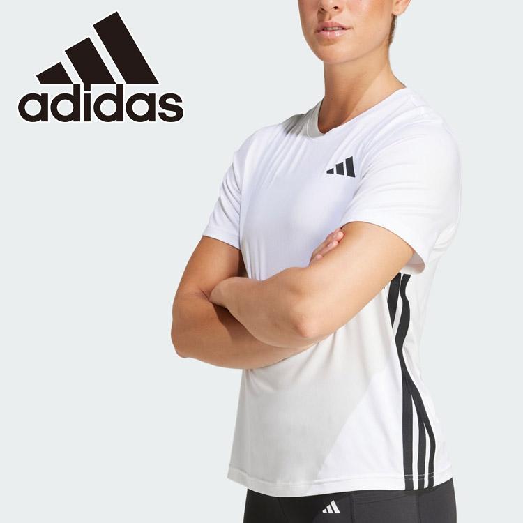 adidas メール便送料無料 アディダス トレイン エッセンシャルズ スリーストライプス ワークアウト 半袖Tシャツ KUC81 ...