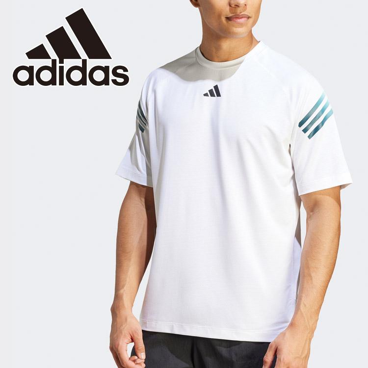 adidas 期間限定お買い得プライス メール便送料無料 アディダス M TRAINICON 3ST Tシャツ MMH28-IJ8127 ...