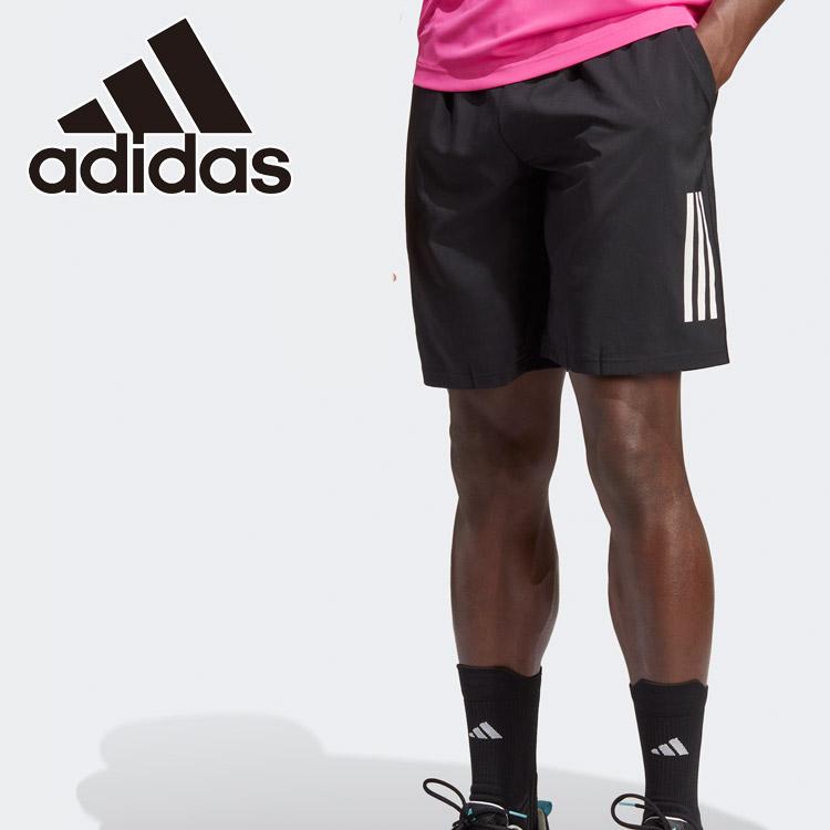 adidas 期間限定お買い得プライス メール便送料無料 アディダス M TENNIS CLUB 3ストライプス ショーツ NEG73 ...