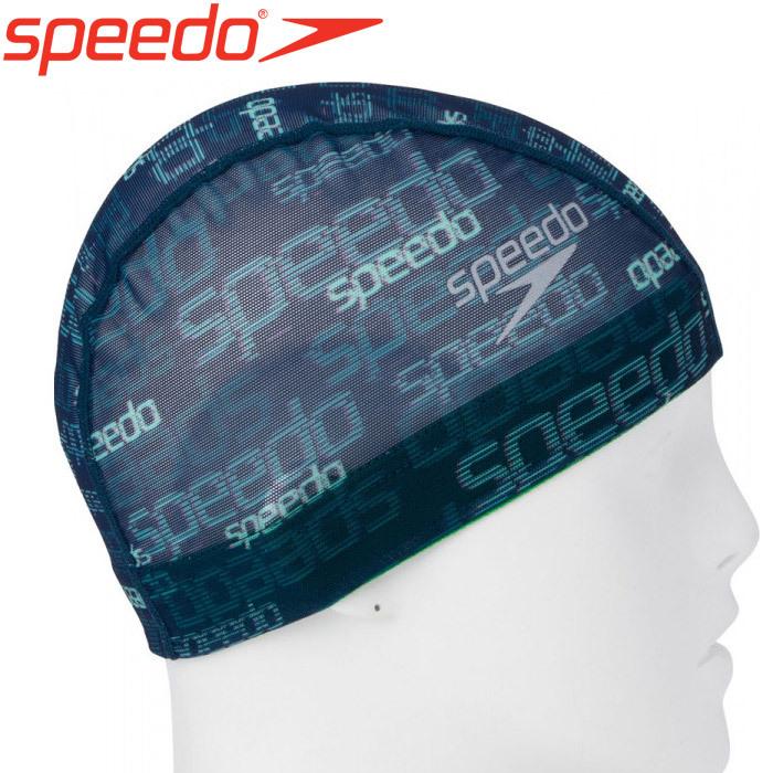 スピード 水泳 Speedo Glitch Mesh Cap スピードグリッチメッシュキャップ SE12103-GR メール便送料無料 ...