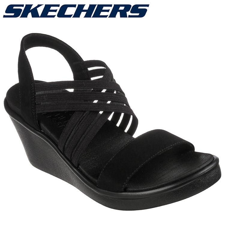 SKECHERS スケッチャーズ RUMBLE ON-DAY FLIRT 119182-BBK レディースシューズ サンダル ブラック 女性 ...