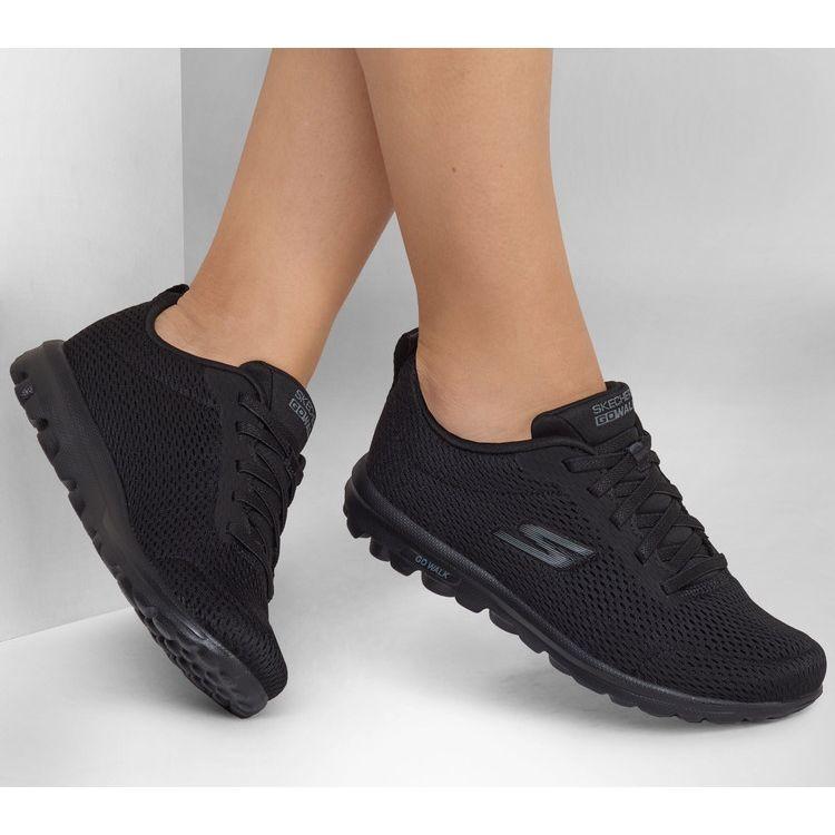 SKECHERS スケッチャーズ GO WALK TRAVEL-FUN JOURNEY SKJ-124985-BBK レディース シューズ ...